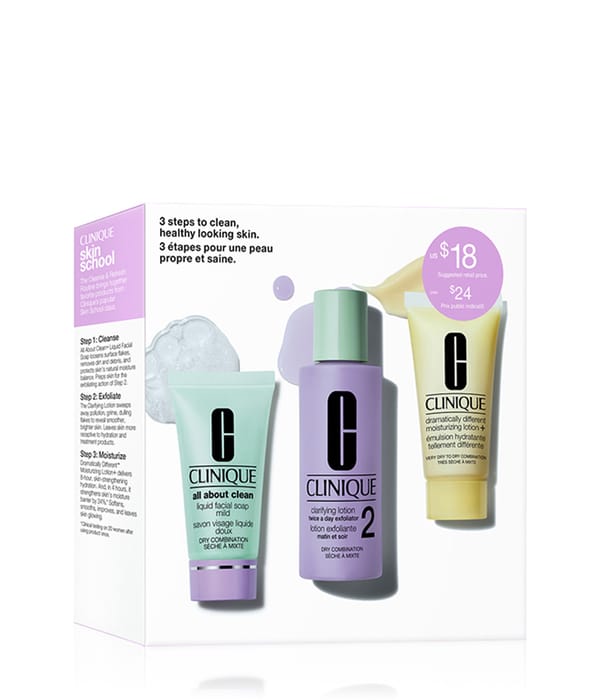 CLINIQUE All About Clean 3 Step Skin 2 Mini Kits Gezichtsverzorgingsset ...